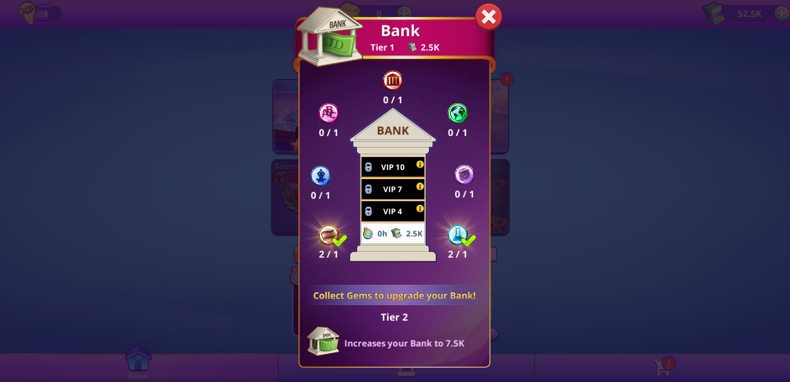 How do I Upgrade my Bank with Gems? – Uken Games